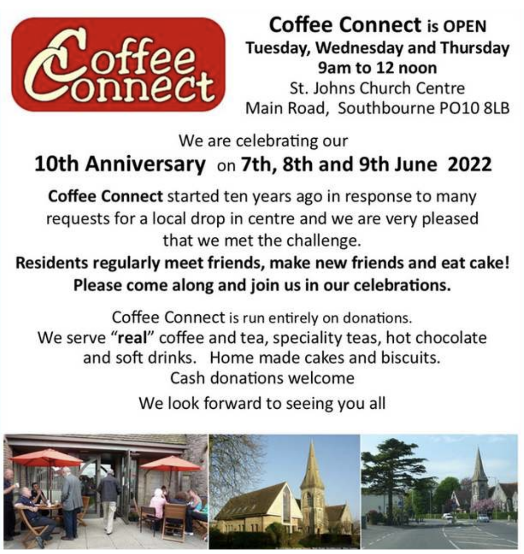 Coffee Connect 10th Anniversary! – St John's Southbourne